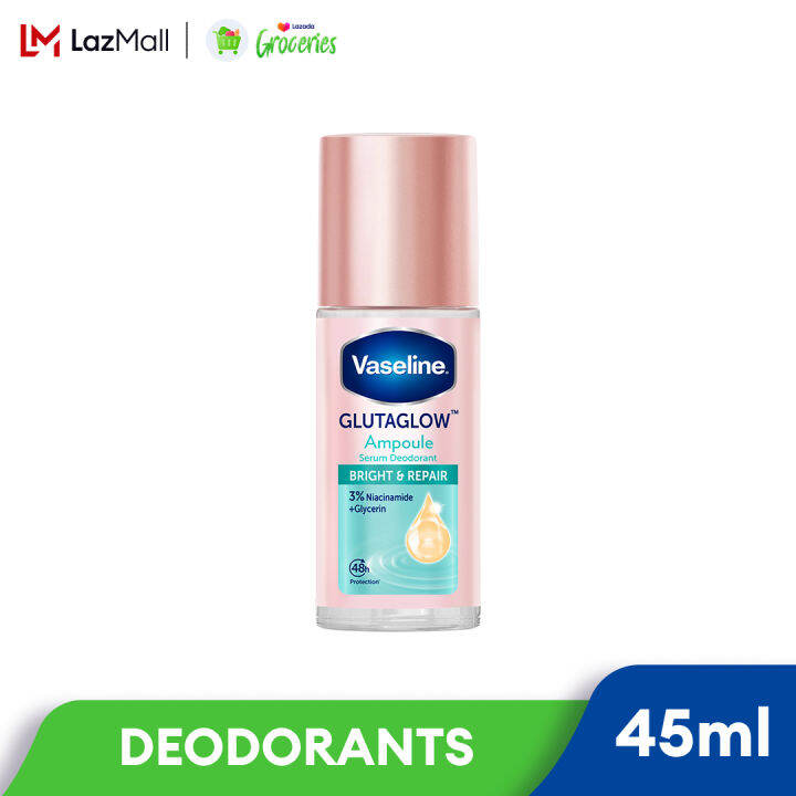 Vaseline Gluta Glow Bright & Repair Ampoule Serum Roll On Deodorant ...