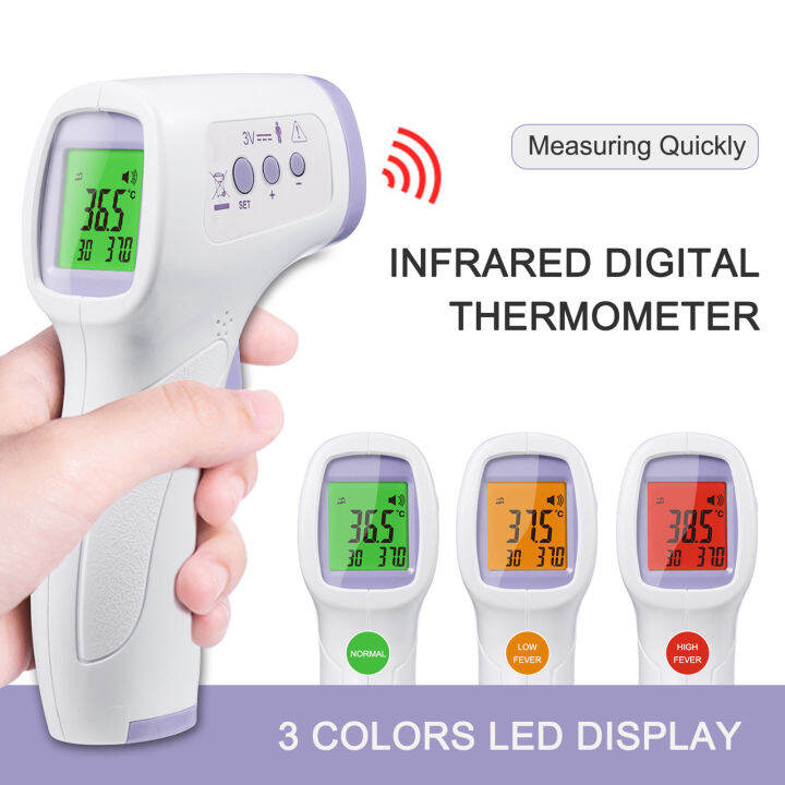 MED Mall J9Digital Forehead Ther-mometer Non-contact Infrared ...
