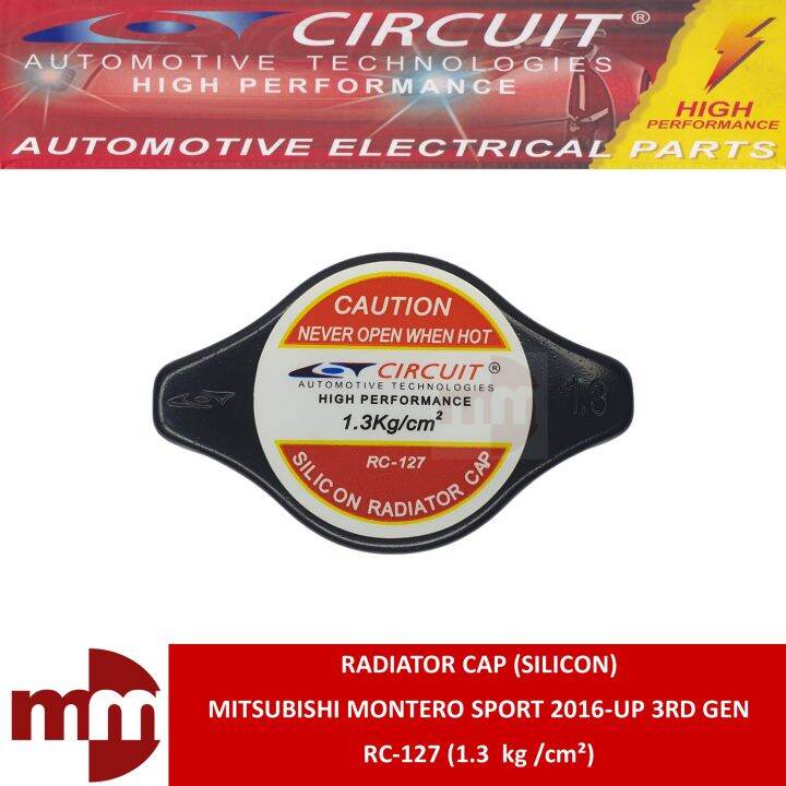 CIRCUIT Radiator Cap for MITSUBISHI MONTERO SPORT 2016-UP (1.3 kg /cm² ...