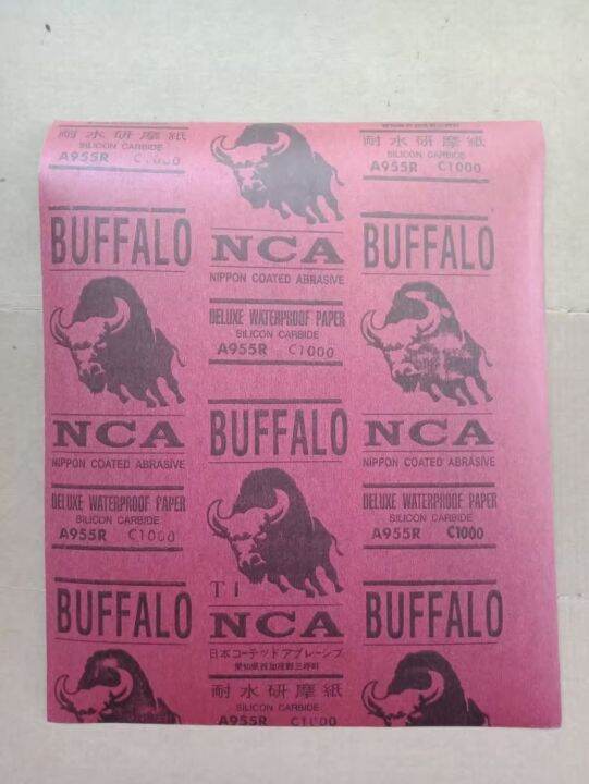 1 Ream (100 pcs) Buffalo Sand Paper Grit 400 Papel de liha | Lazada PH