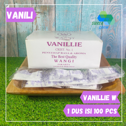 Vanillie / Vanili bubuk W isi 100 sachet per dus | Lazada Indonesia