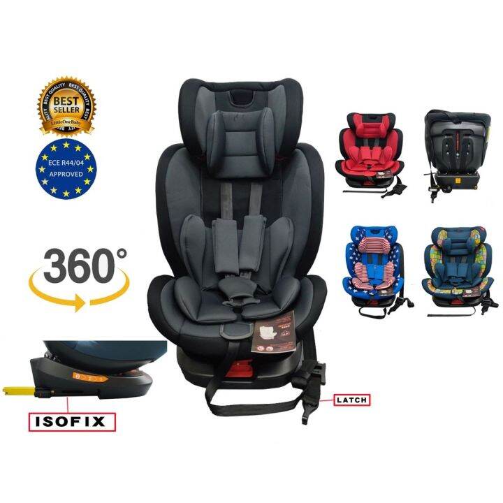 ECE R44 360° Rotation Standard Baby Safety Car Seat Adjustable angle ...