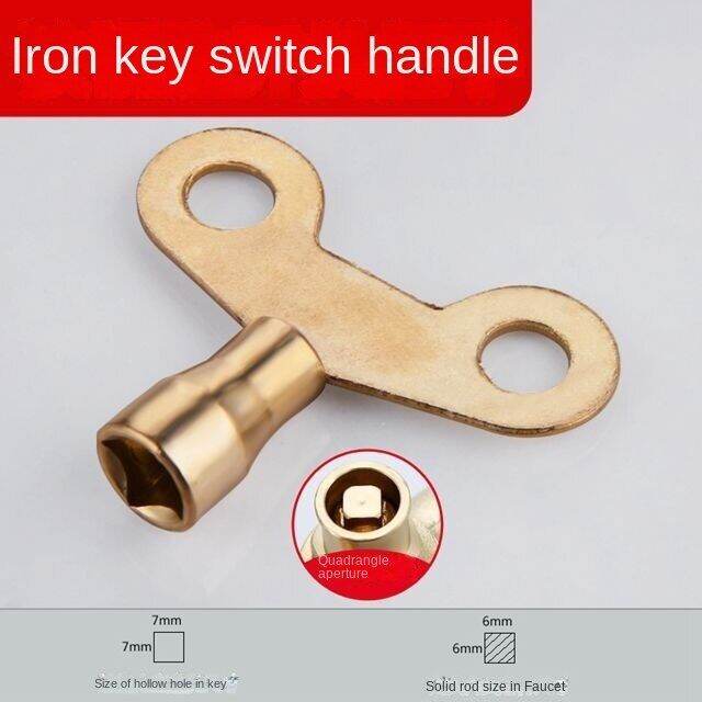 TZT MALL 1 PC 3PCS Faucet Key Four-Corner Outdoor Tap Water Anti-Theft ...