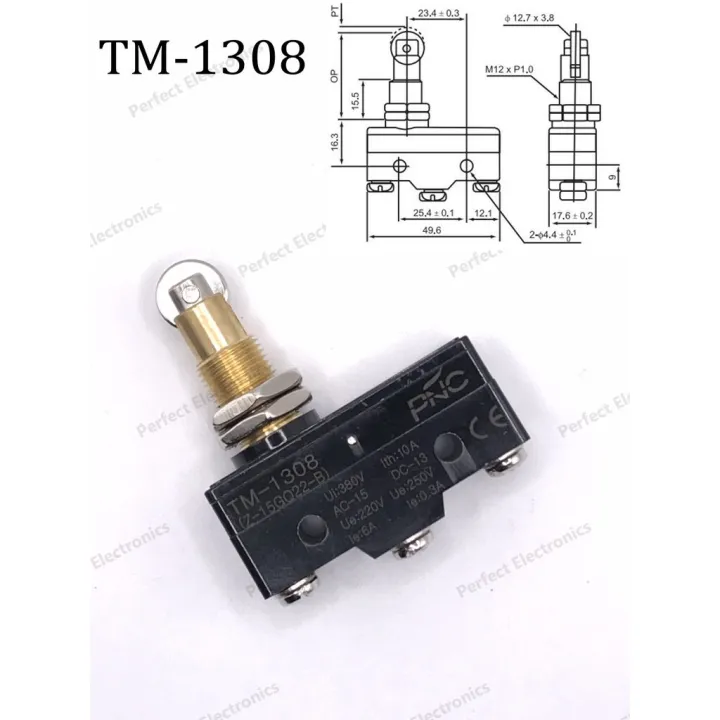 TM-1308 PNC Limit Switch (Z-15GQ22-B) 10A 250V (รับประกันสินค้า 1 เดือน) ลิมิตสวิทซ์ รุ่นอย่างดี ...