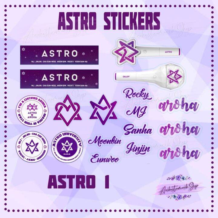 12-21 PCS PER SET KPOP ASTRO AROHA STICKER SET9xt | Lazada PH