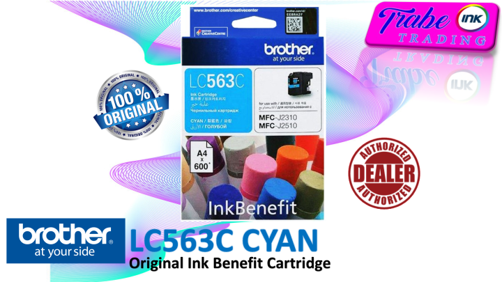 Brother LC-563 Cyan Original Ink Cartridge | Lazada PH