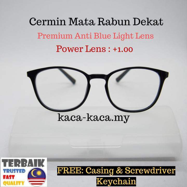 Anti Radiasi / Blue Light Cermin Mata Rabun Dekat, Spek Membaca, Power ...