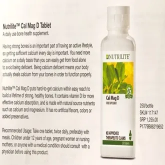 Nutrilite Cal Mag D build strong and healthy Bones/VITAMIN D/CALCIUM ...