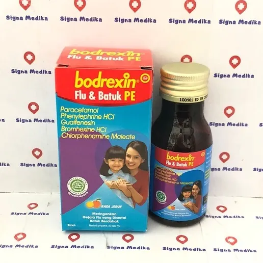Bodrexin Flu & Batuk PE Sirup Rasa Jeruk 56 Ml - Obat Batuk Pilek ...