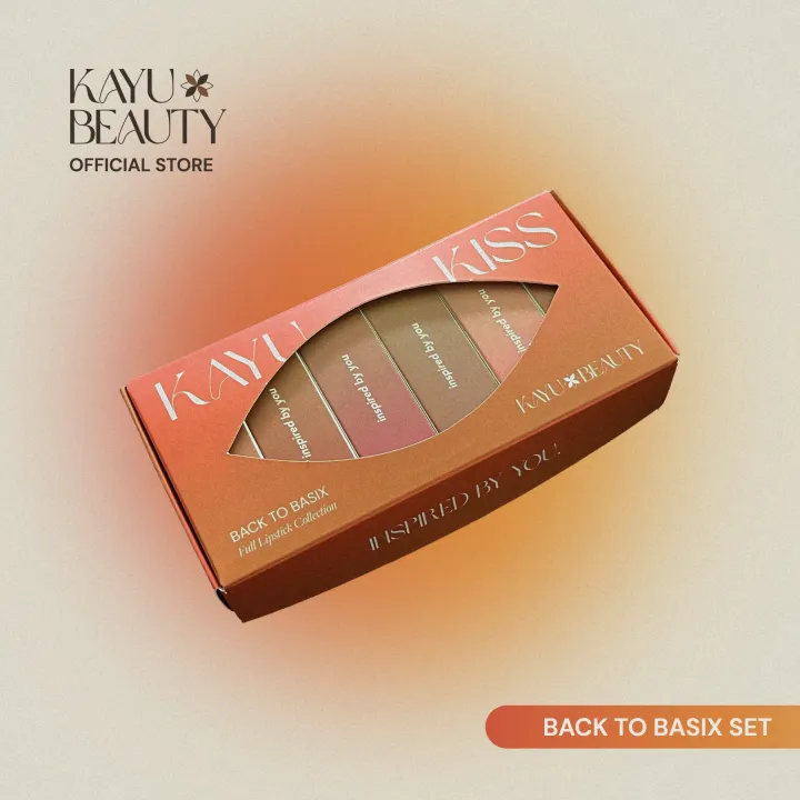 Kayu Beauty Kayu Kiss Back to Basix Lipstick Set (Get ALL 6 Shades ...