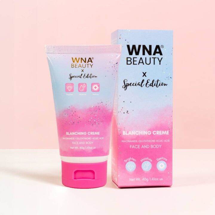 WNA Blanching Creme 40gm Special Edition Whitening Lotion Bubuk Cream ...