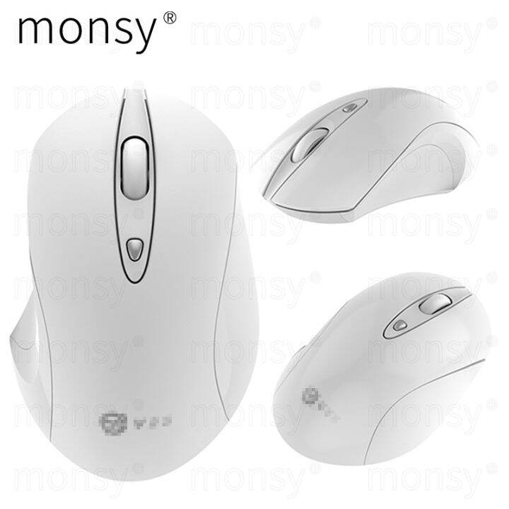 Monsy Wireless Mouse Portable Gaming Mouse For Laptop PC Games Office ...