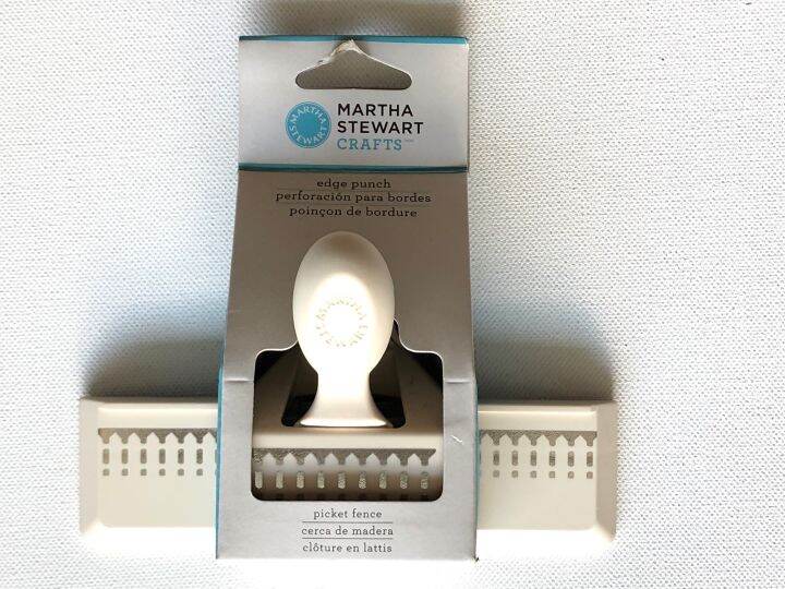 Martha Stewart Crafts, Edge Border Punch, Picket Fence, .5"X1.875" | Lazada