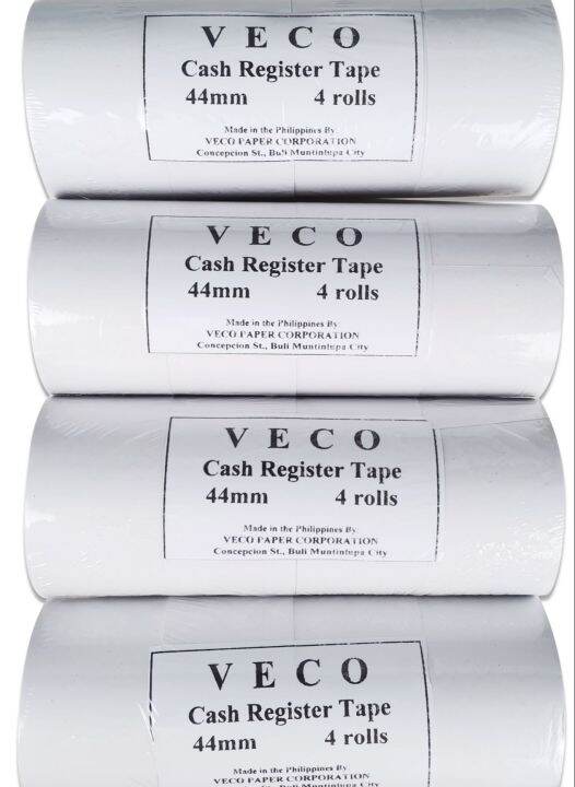 Cash Register Tape 44mm & 76mm sold per roll | Lazada PH