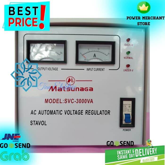 MATSUNAGA Stabilizer 3000 Watt / STAVOL SVC-3000VA | Lazada Indonesia