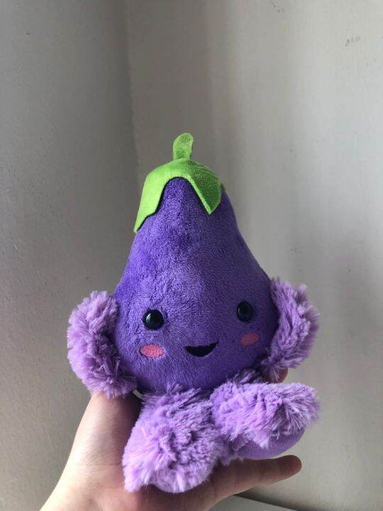 Purple eggplant plush toy -Stuffed toy | Lazada