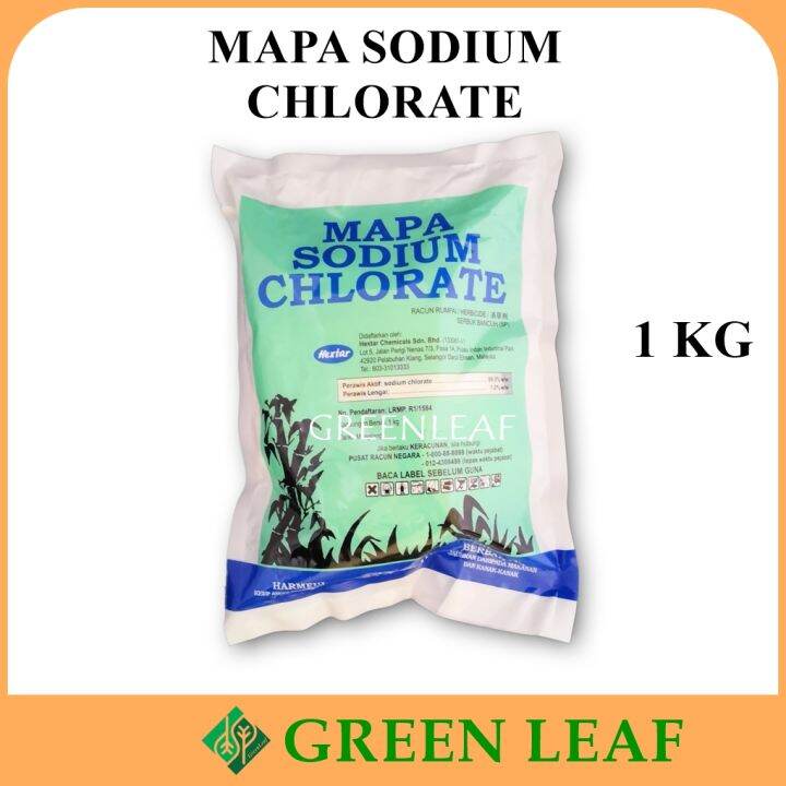 1KG MAPA Sodium Chlorate Hextar Racun Buluh Rumput Rumpai Garam Pokok ...