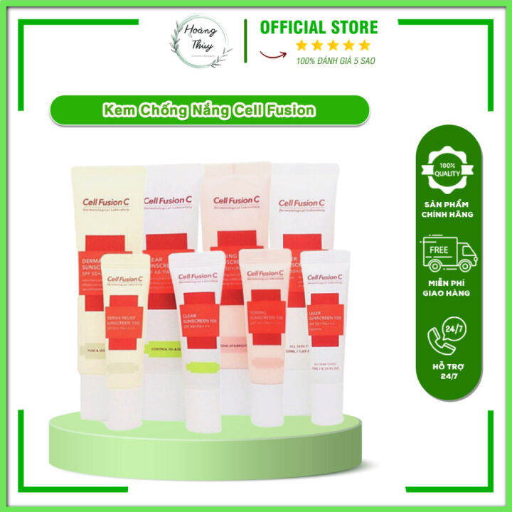 Kem Chống Nắng Cell Fusion Laser / Clear / Toning suncreen SPF50/PA ...