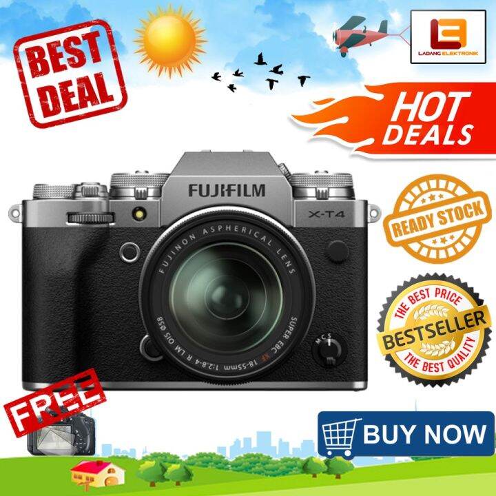 Kamera Mirrorles Fujifilm X-T4 Kit 18-55mm | Lazada Indonesia