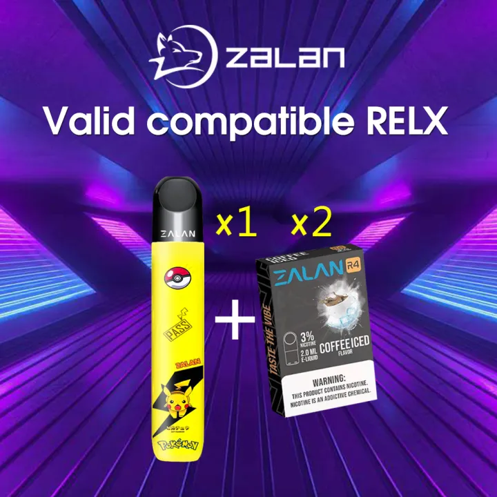 Zalan set (1 device 2pod) ZALAN VAPER Infinite smoke device Equipped ...