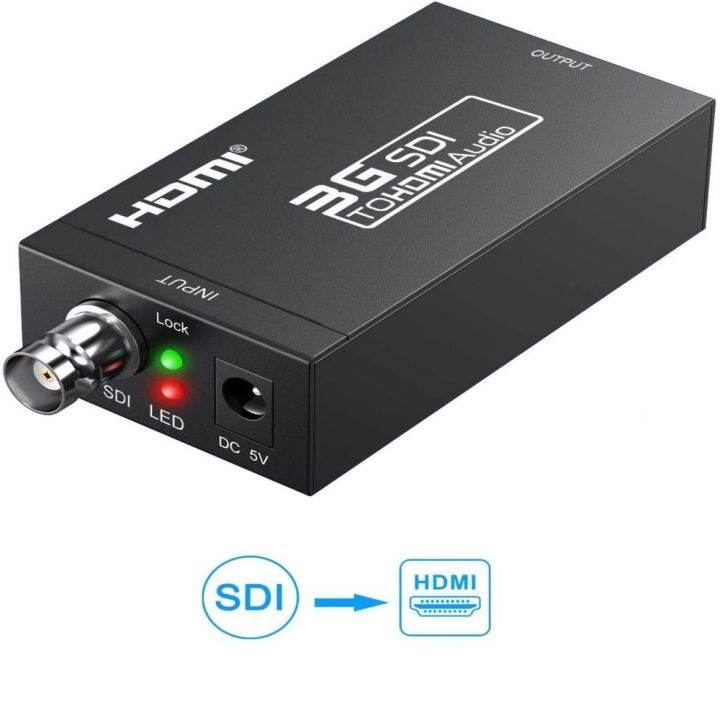 EYJNWV SHOP Professional DC 5V 1A BNC to HDMI HD 3G SDI to HDMI ...