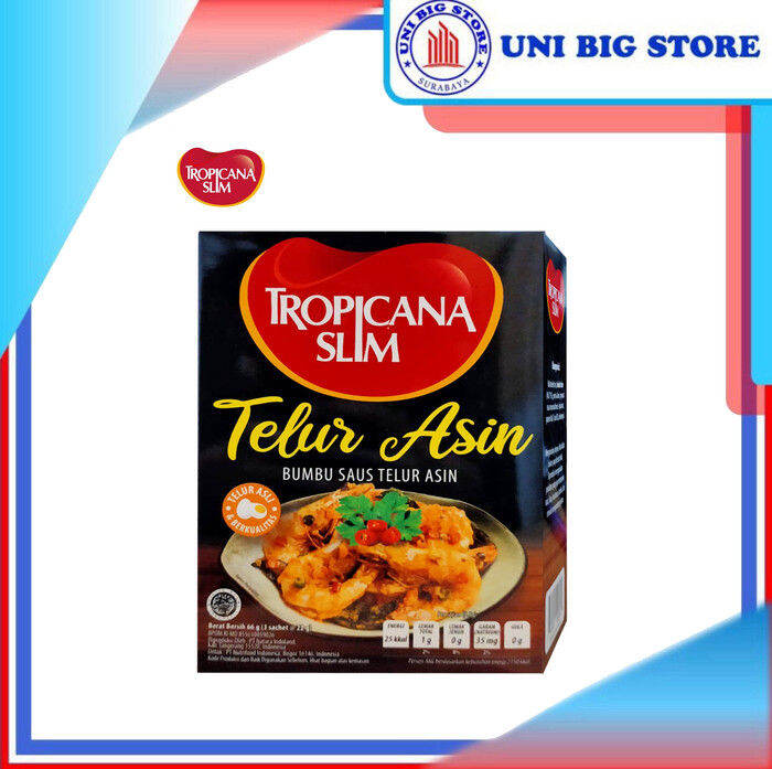 Tropicana Slim Saus Telur Asin 3 Sachet x 22 gr Salted Egg Sauce ...