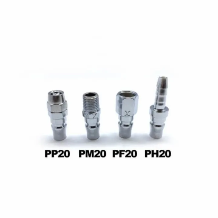 COUPLER MALE KOPLER QUICK COUPLING SAMBUNGAN ANGIN KOMPRESOR PM PF PP ...