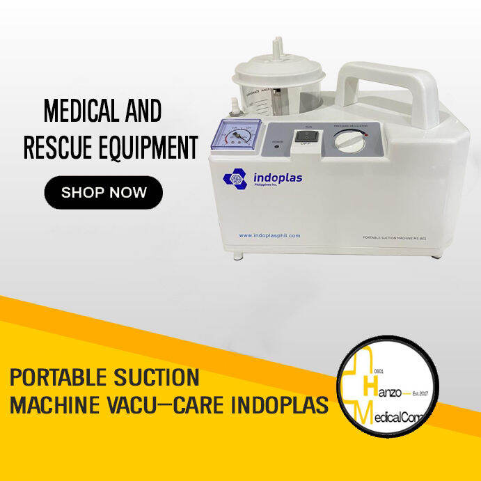 PORTABLE SUCTION MACHINE VACU-CARE INDOPLAS | Lazada PH