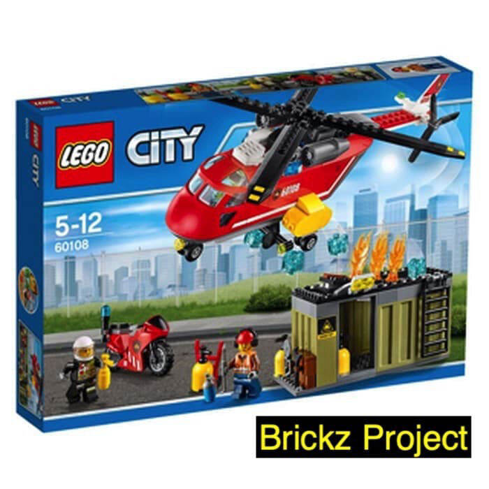 60108 Lego City Fire Response Unit helicopter | Lazada Indonesia