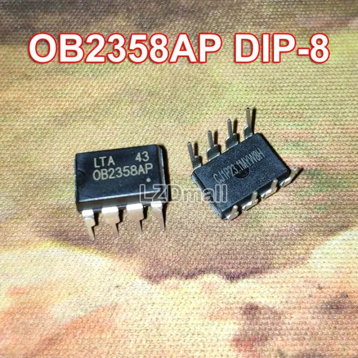 5ชิ้นเดิม OB2358AP DIP-8 OB2358A 0B2358AP OB 2358 AP DIP8โหมดปัจจุบัน ...