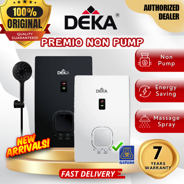 DEKA PREMIO Non-Pump Instant Electric Heat Hot Water Heater without ...