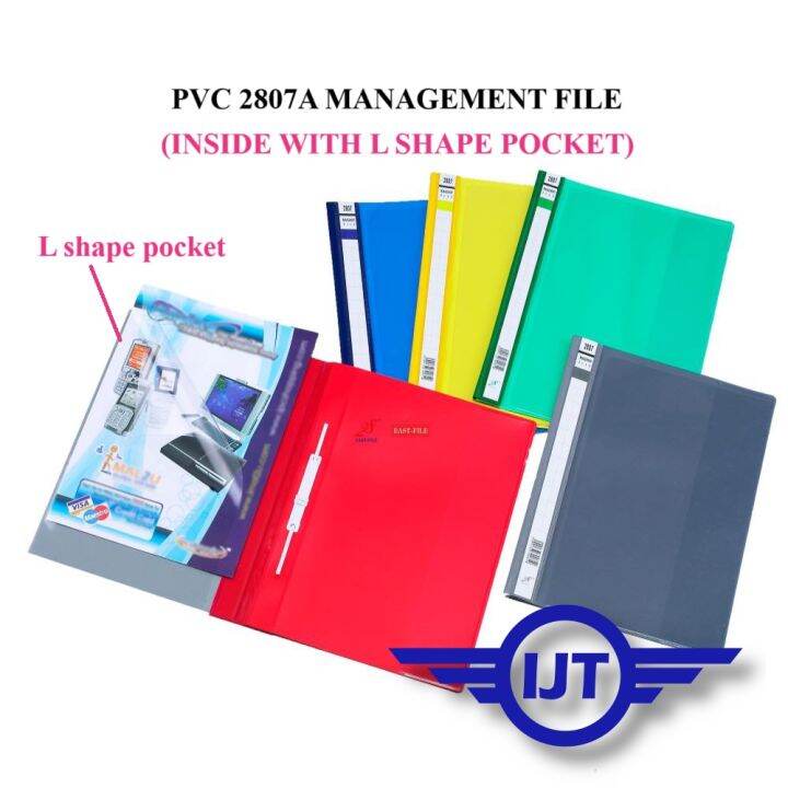 EAST-FILE 2807A PVC Management File With Transparent Cover A4 Size | Lazada