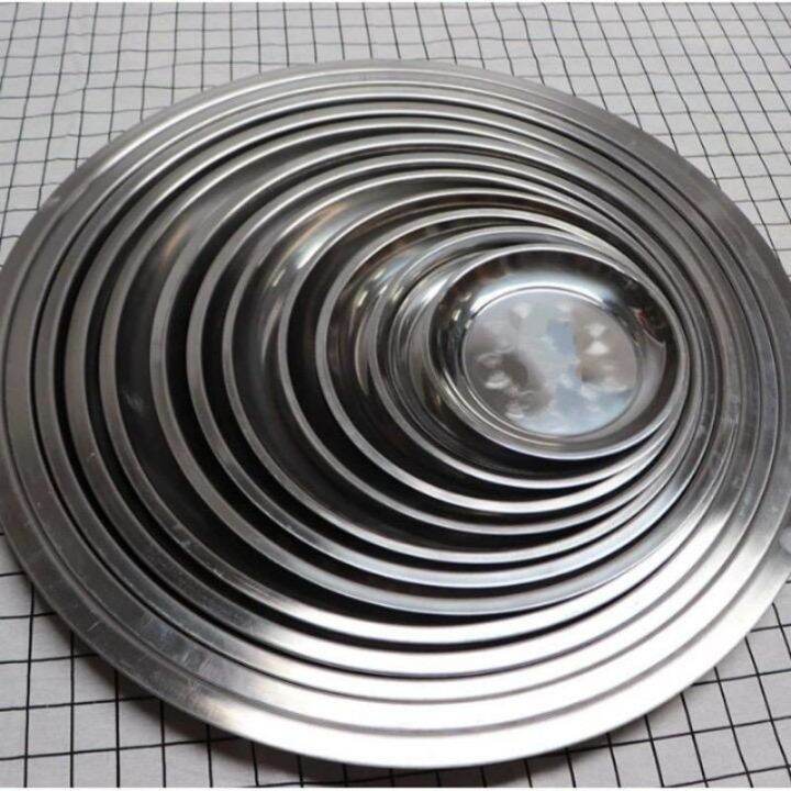 Stainless Steel Round Tray 30cm65cmDulang steel | Lazada
