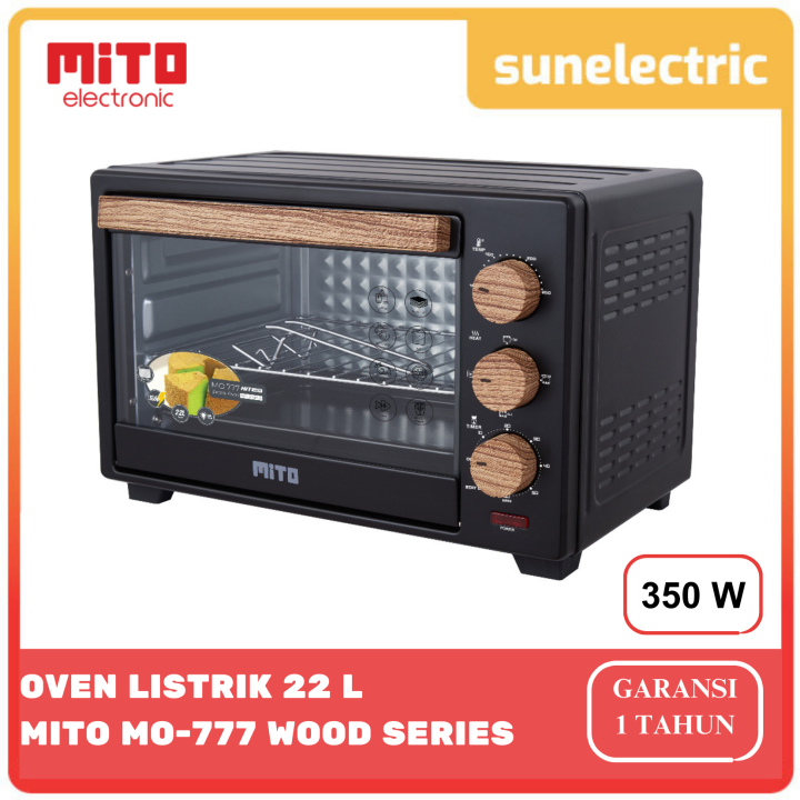 Mito Oven Listrik MO 777 Kapasitas 22 Liter Low Watt 350 Watt Hemat ...