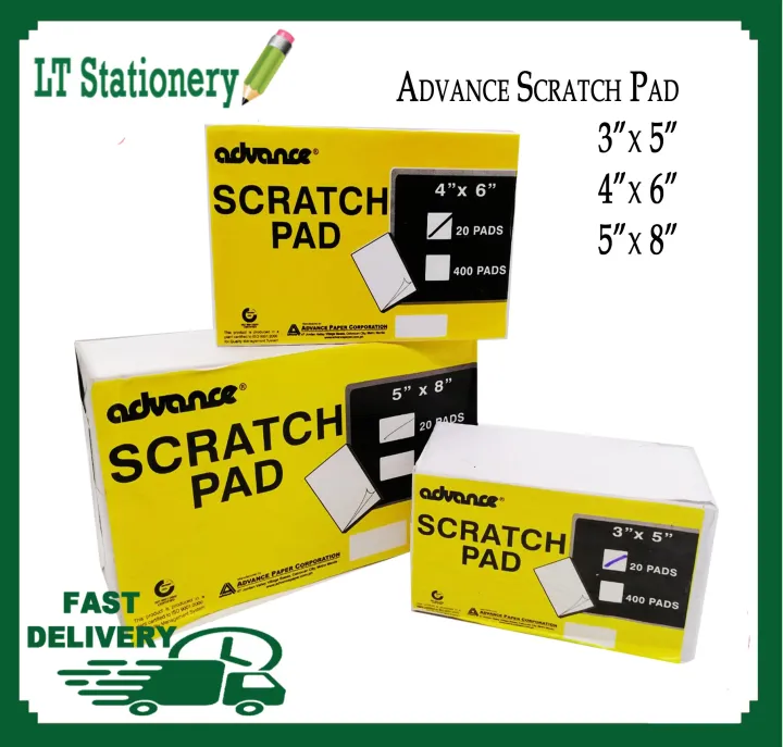 10Pads Advance Scratch Pad | Lazada PH