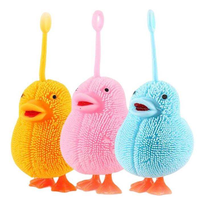 Stress Balls for Kids LED Glowing Puffer Balls Multi-Color Flashing ...