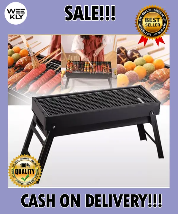Portable griller charcoal for camping I Outdoor portable party BBQ ...