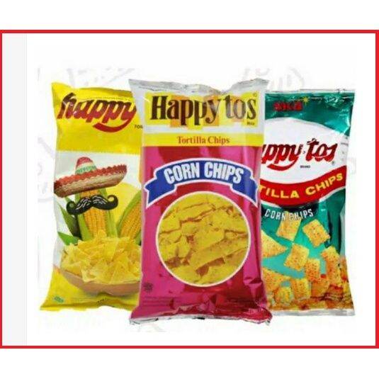 Happytos Tortilla Chips Kripik Jagung Pilihan enak murah isinya banyak ...
