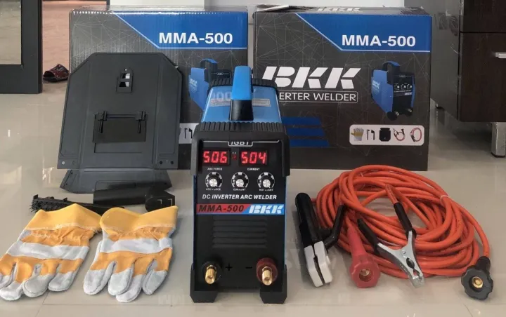 ตู้เชื่อม BKK MMA 500 จอดิจิตอล 3 ปุ่มปรับ พร้อมสายเชื่อมยาว 10เมตร ...