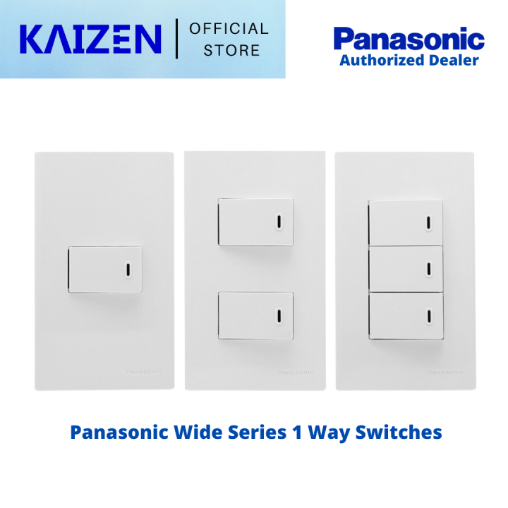 Panasonic Wide Series 1 Way Switches | Lazada PH
