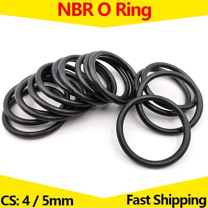 WD CS 4mm 5mm OD 12mm - 270mm Nitrile Butadiene Rubber NBR Sealing Ring ...