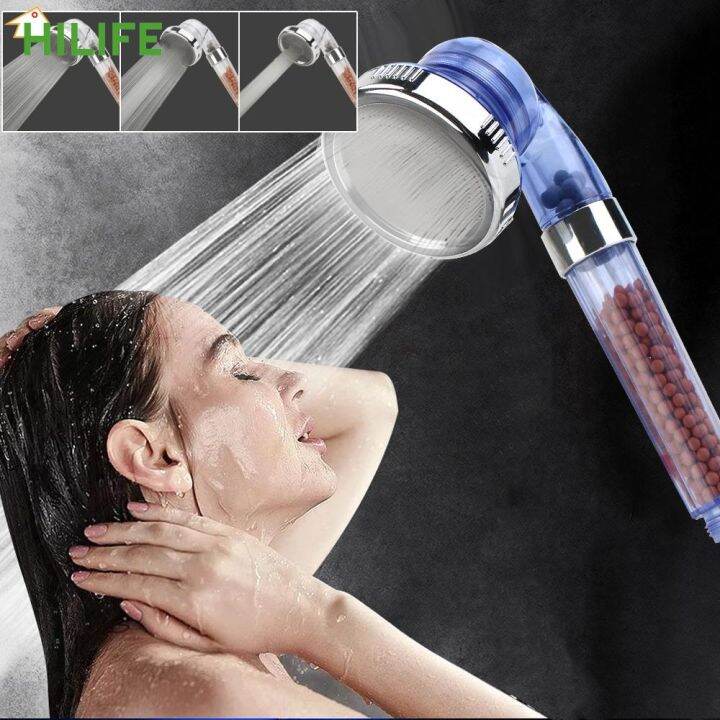 Anion Filter Saving Water Bath Shower Head 3 Modes High Pressure ...