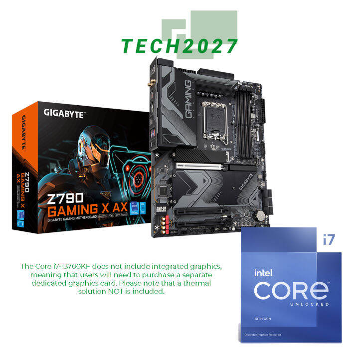 Intel Core i7-13700KF 3.4 GHz 16-Core LGA 1700 Processor with GIGABYTE ...