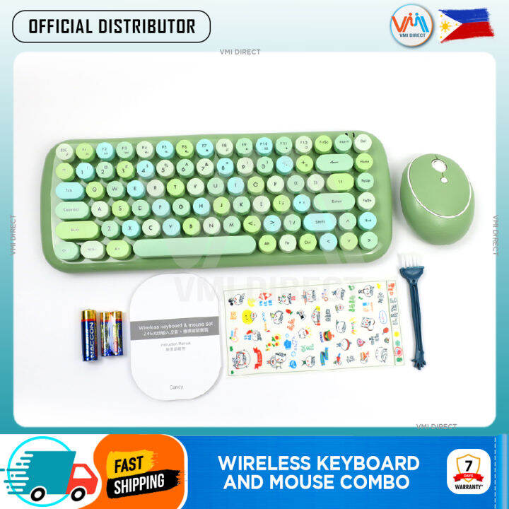 Mofii CANDY 2.4g Wireless Keyboard and Mouse Combo Colorful Mini Cute ...