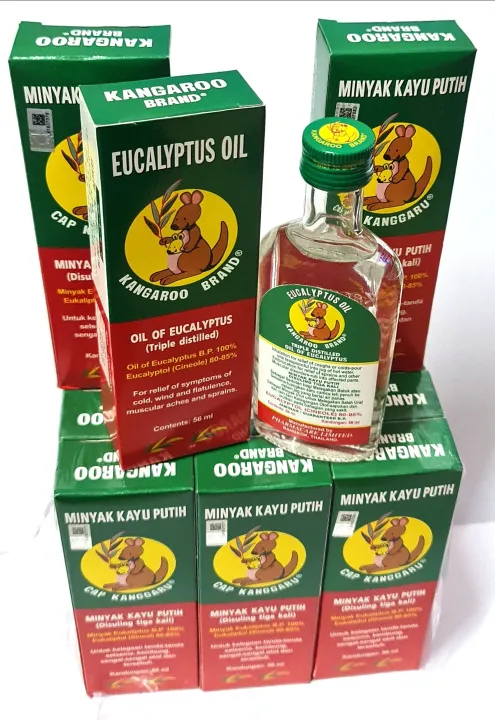 Kangaroo Brand Eucalyptus Oil - 56ml - Minyak Kayu Putih Cap Kanggaru ...