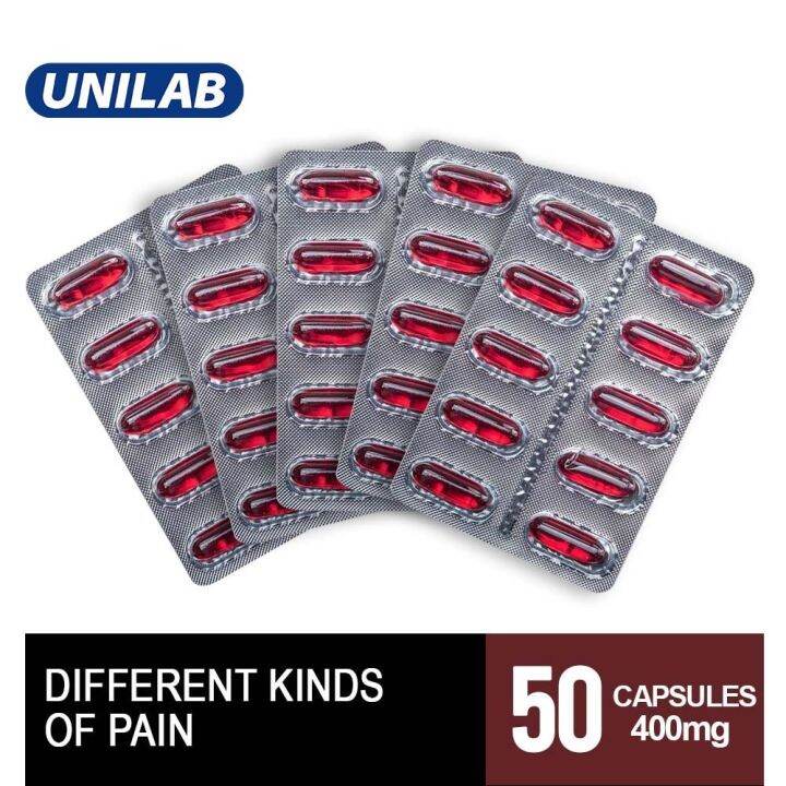 Medicol Advance 50 Capsules 400mg Ibuprofen (Relieves all types of pain ...