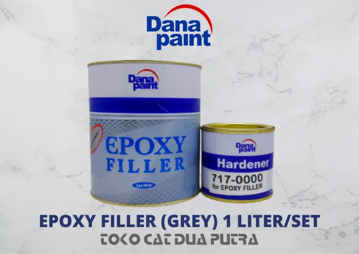 Epoxy Filler Danagloss (Grey) 1Liter/Set | Lazada Indonesia