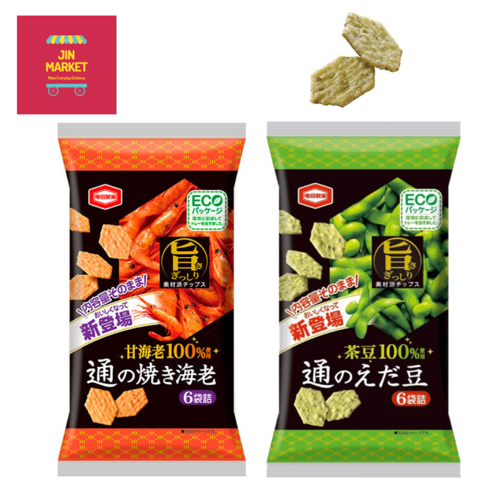 [PROMO] Kameda Tsu No Yaki Edamame / Ebi (Prawn) 70g Japanese Rice ...