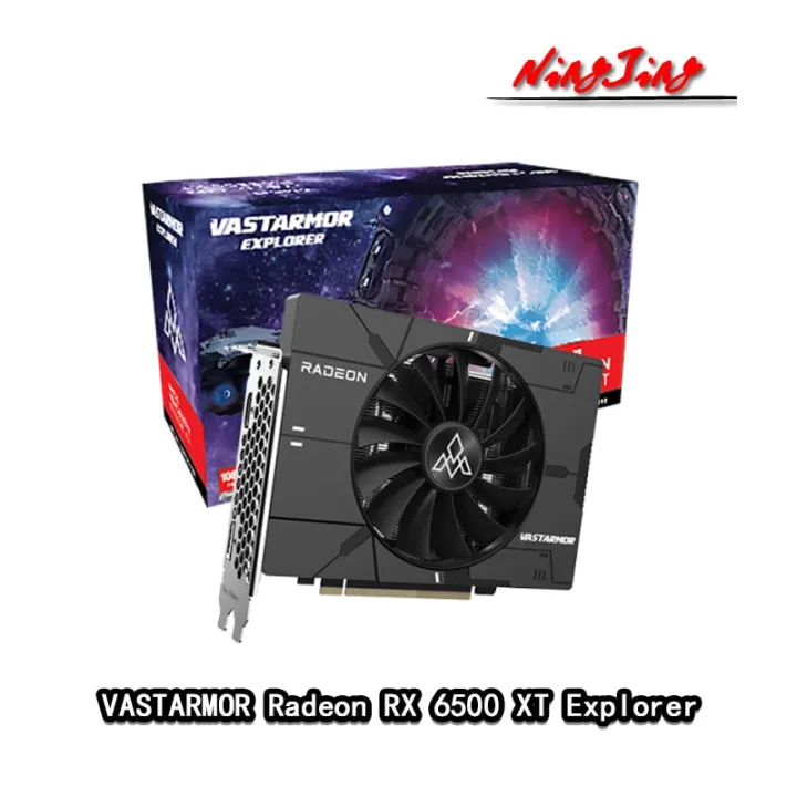 1 VASTARMOR Radeon RX 6500 XT Explorer New 4G GDDR6 GPU Graphics Card Desktop PC Intel AMD ...