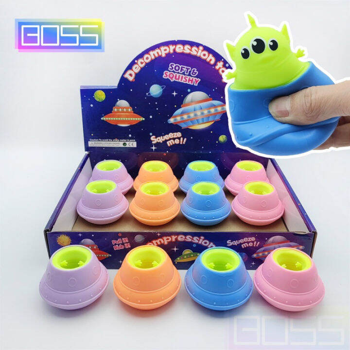 BOSS- Mainan Squishy UFO Pop it Mainan Pencet Anti Stress | Lazada ...